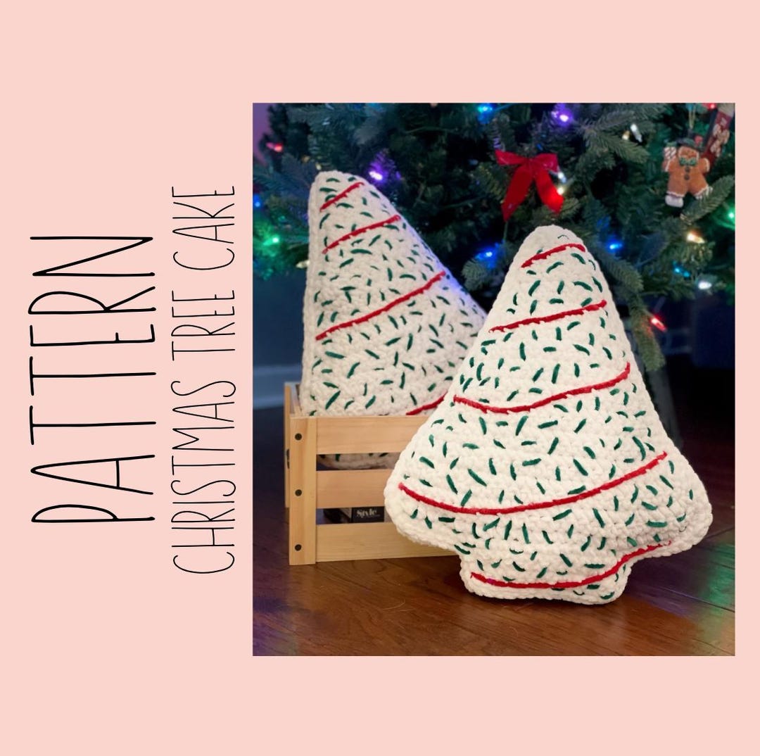CROCHET PATTERN, Christmas Tree Cake Pattern, Instant Download, Crochet ...