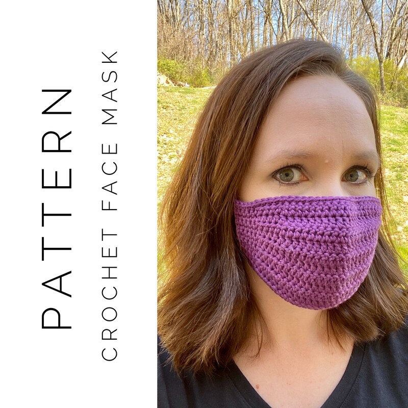 Crochet Pattern Face Mask - Etsy