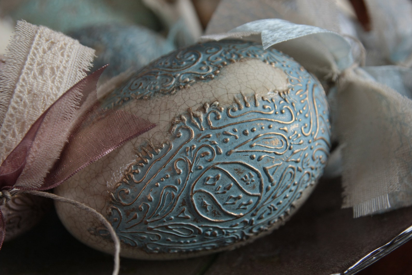 Easter Decoration Handmade Beautiful Egg Crafted Ornament - Etsy