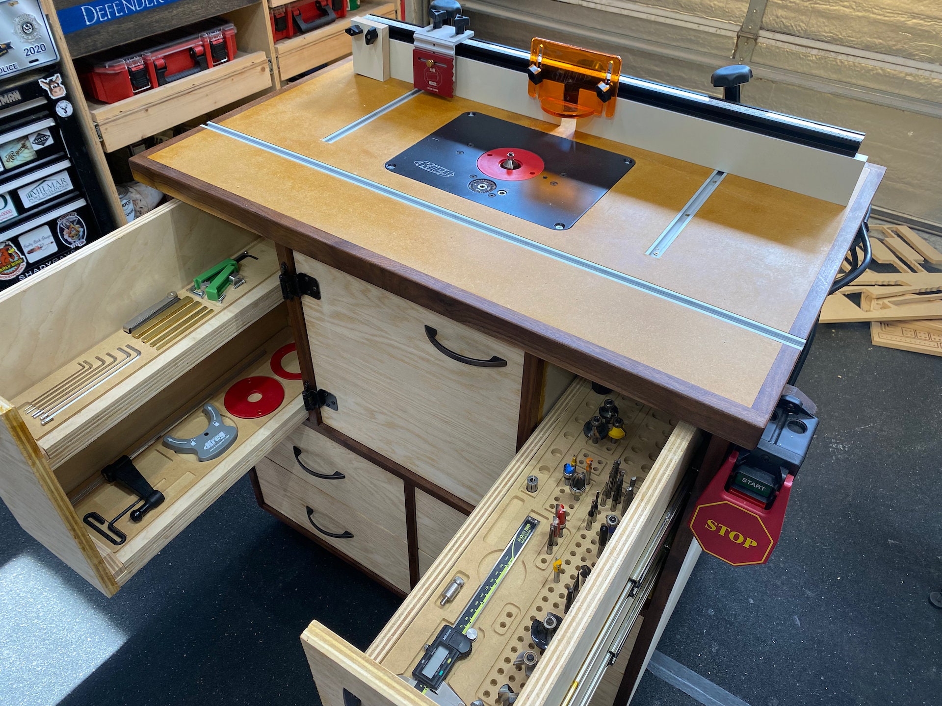 DIY Router Table Cabinet Plans: Woodworking Guide (PDF) - Etsy