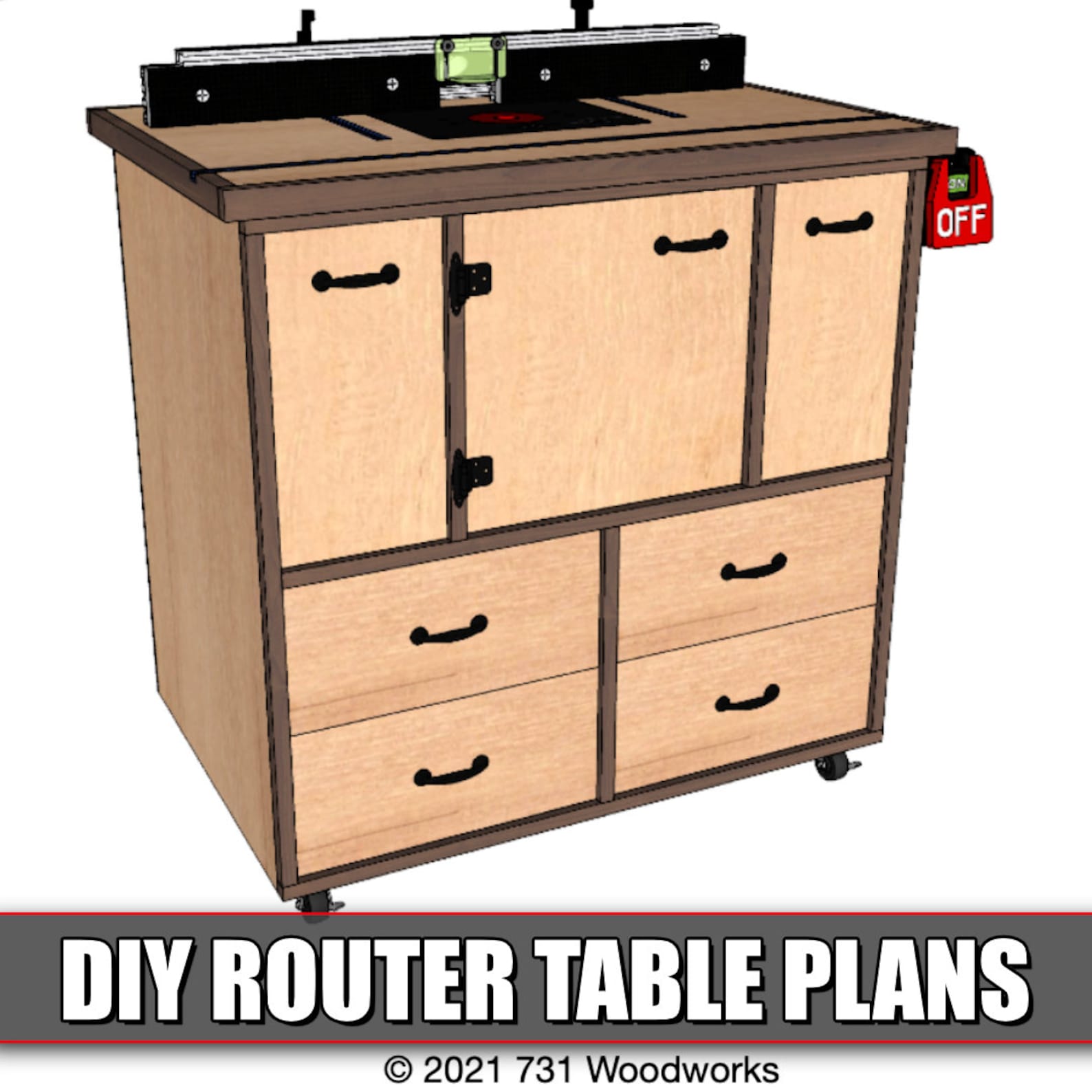 Router Table Build Plans DIY Woodworking Plans Homemade - Etsy