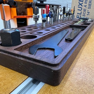 Router Bit Organizer CNC File: 1/4 & 1/2" Shank (SVG, C2d) - Etsy