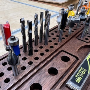Router Bit Organizer CNC File: 1/4 & 1/2" Shank (SVG, C2d) - Etsy