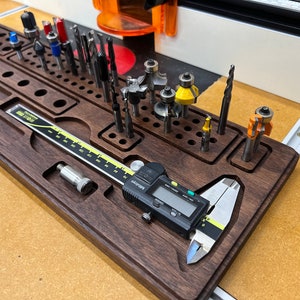 Router Bit Organizer CNC File: 1/4 & 1/2" Shank (SVG, C2d) - Etsy