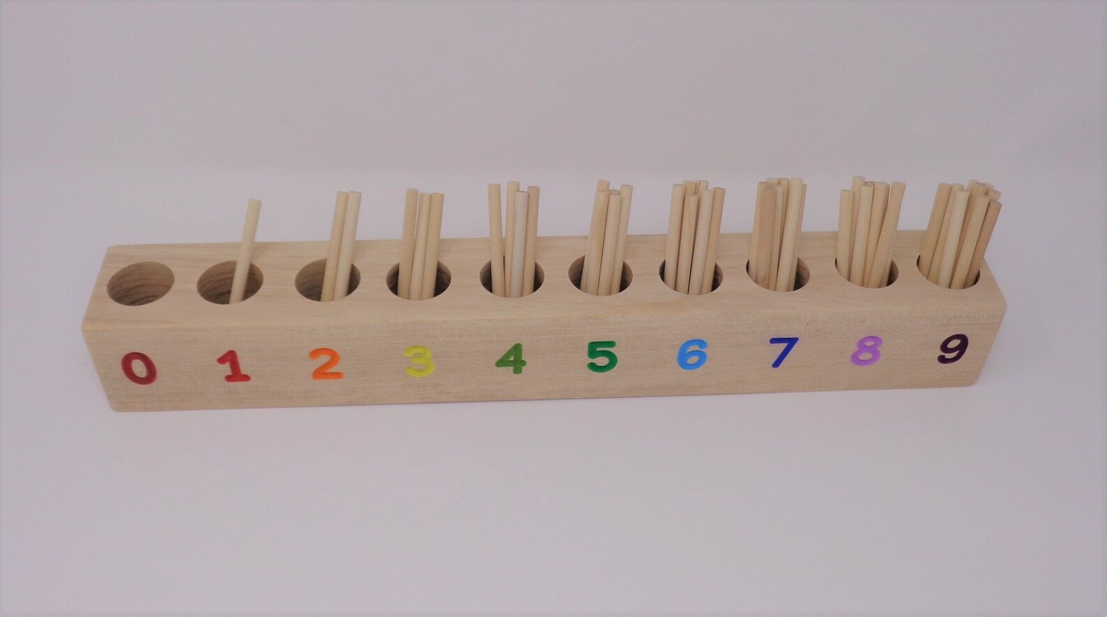 Little Monkeys Basic Spindle Counting Educative Toy - Etsy