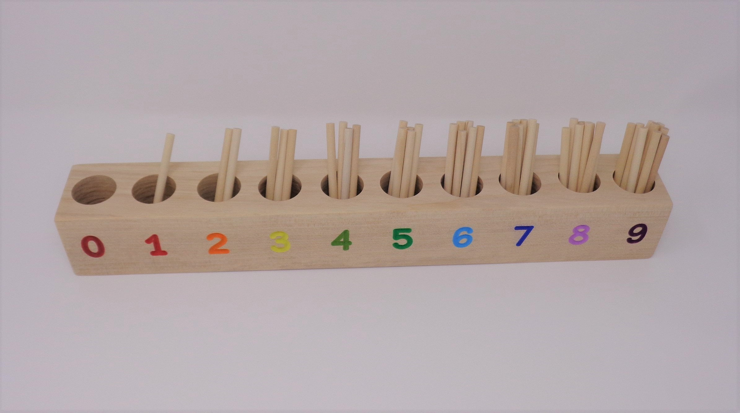 Little Monkeys Basic Spindle Counting Educative Toy - Etsy