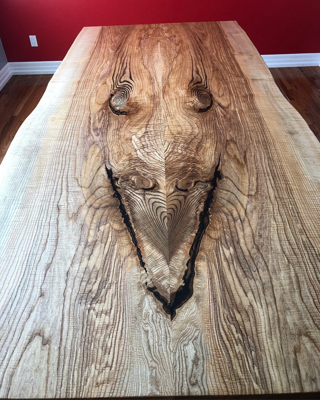 Curly Ash Dining Table - Etsy
