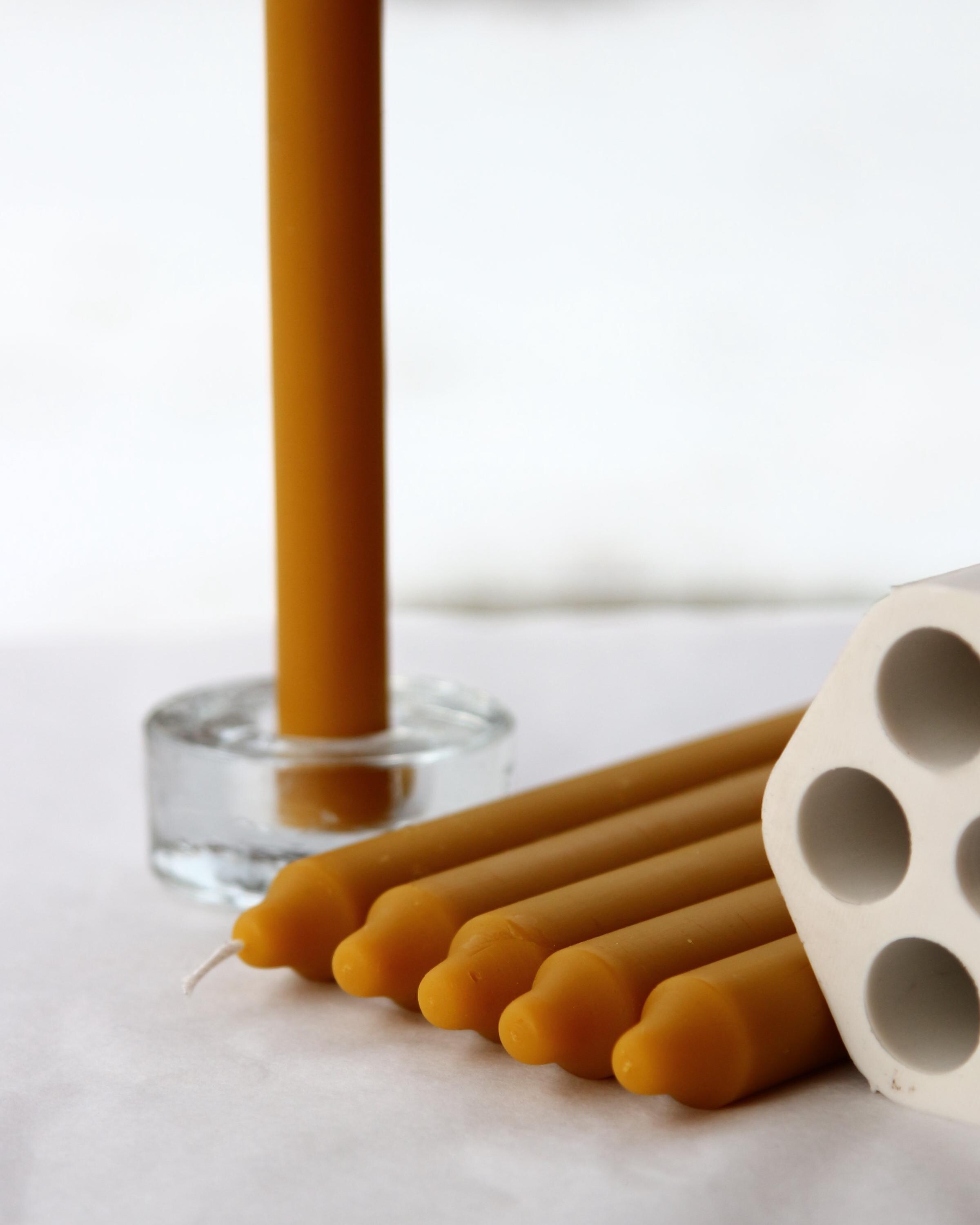 Daily Candle Mold – Silicone Mold for Beeswax Candle Making – Simple ...