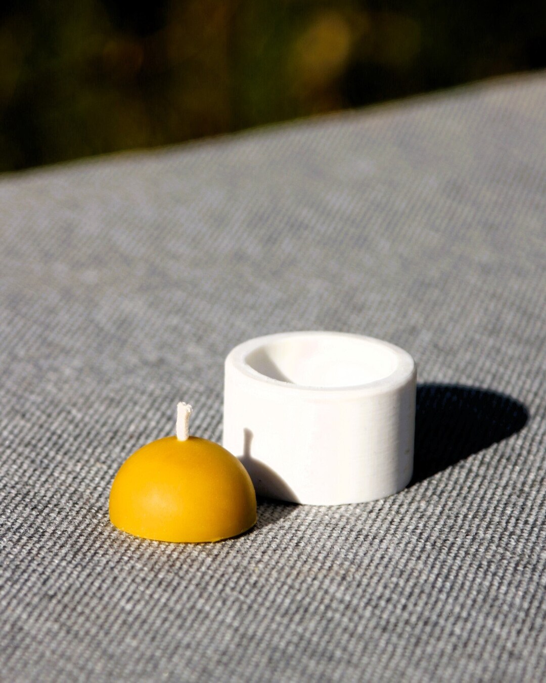 Half Sphere Tealight Candle Mold – Silicone Mold for Beeswax Candle ...
