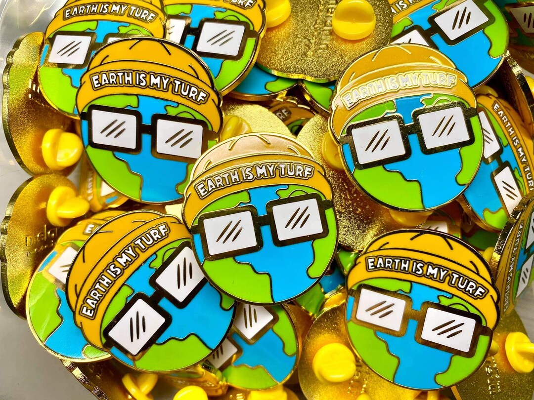 Earth is My Turf Hyphy Earth Day Hip Hop Yellow Beanie - Etsy