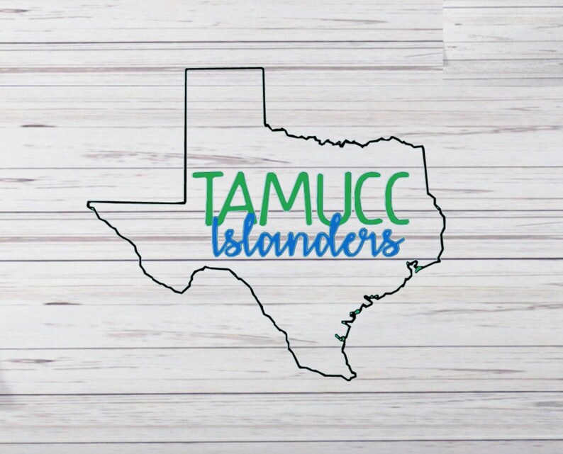 TAMUCC Islanders SVG * ISLANDER * Blue * Green * White * Izzy * Corpus ...