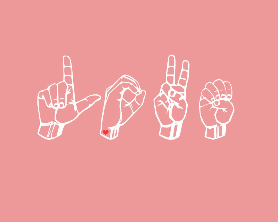 Love ASL SVG | Digital | Sign Language | Teacher | SPED | Valentines ...
