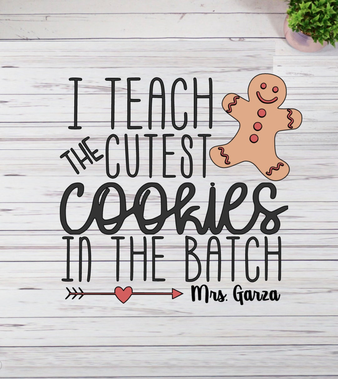 Christmas Teacher SVG | I Teach the Cutest Cookies in the Batch SVG ...