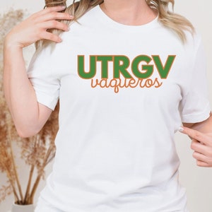 UTRGV Vaqueros Tshirt - Shirt - College - RGV - Tee - University ...