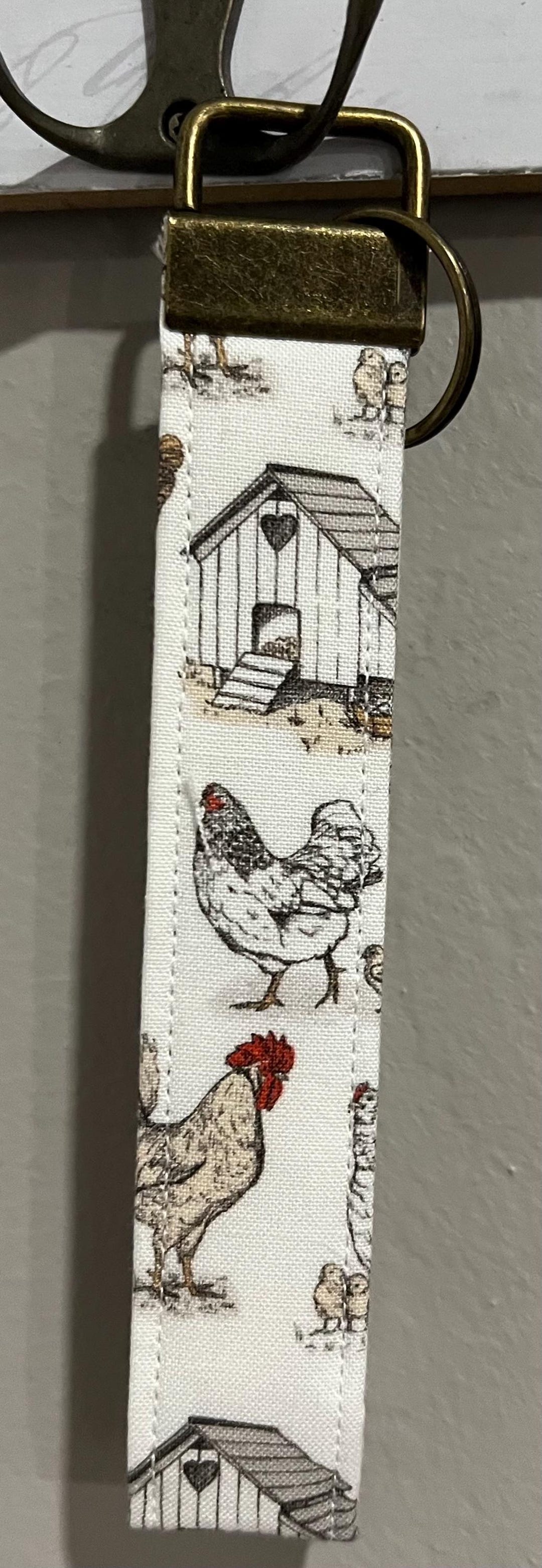 Keychain Wristlet Chickens, Chicken Coop - Etsy