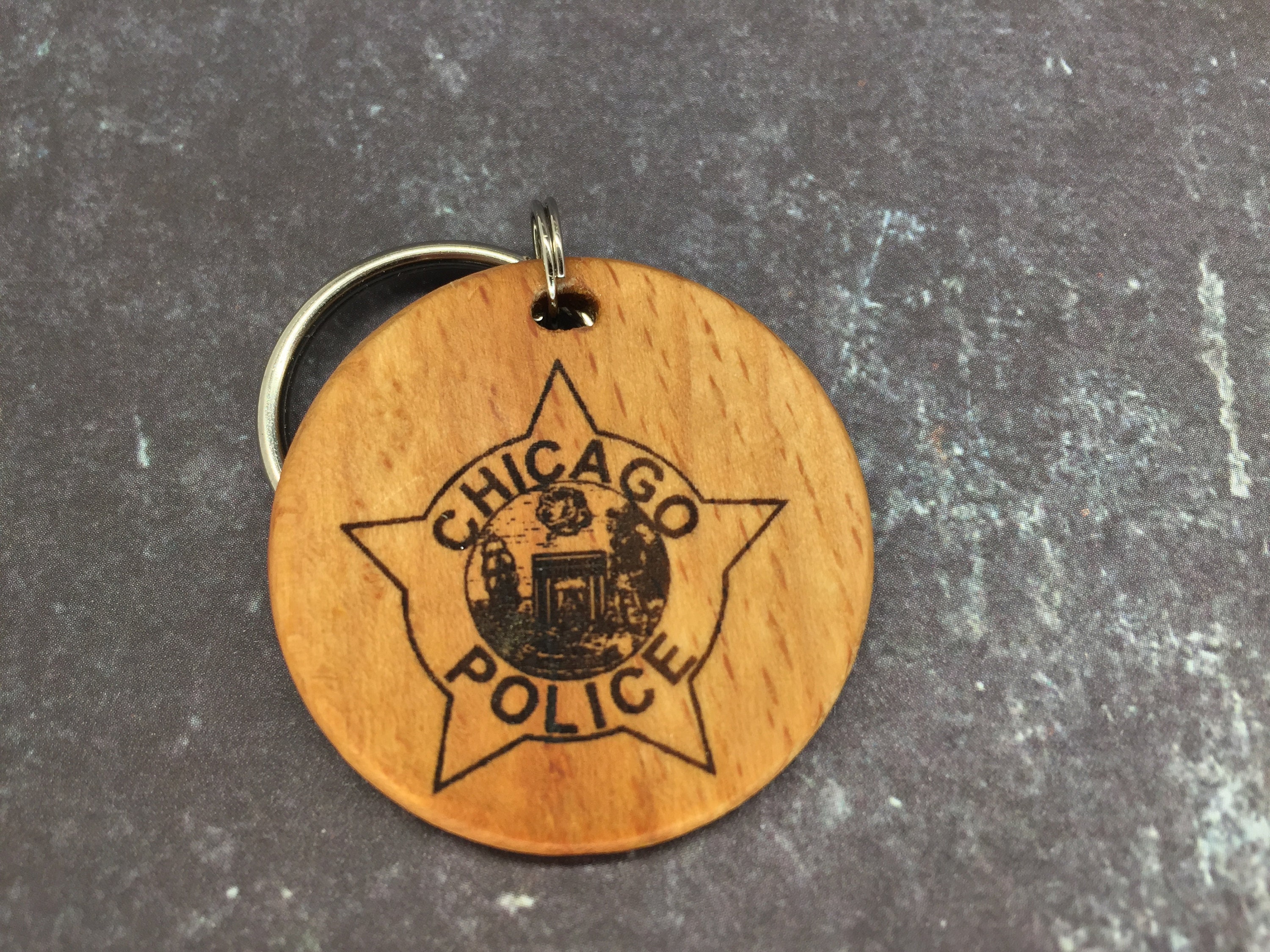 Chicago Police Keychain - Police Department Keychain - Etsy