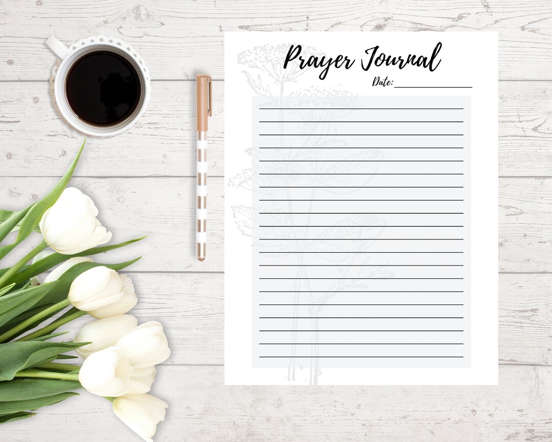 Prayer Journal Printable - Etsy