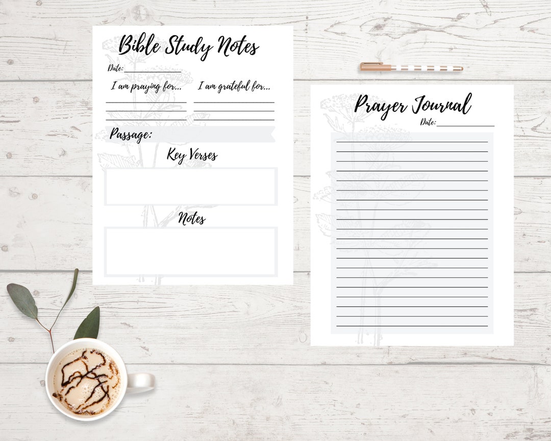 BUNDLE Bible Study & Prayer Journal - Etsy