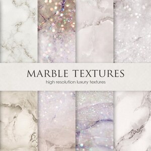 Marble Digital Paper - Etsy