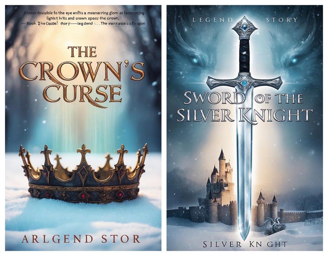 Fantasy Book Cover Design, Custom Fantastic Book Cover Design, E-book ...