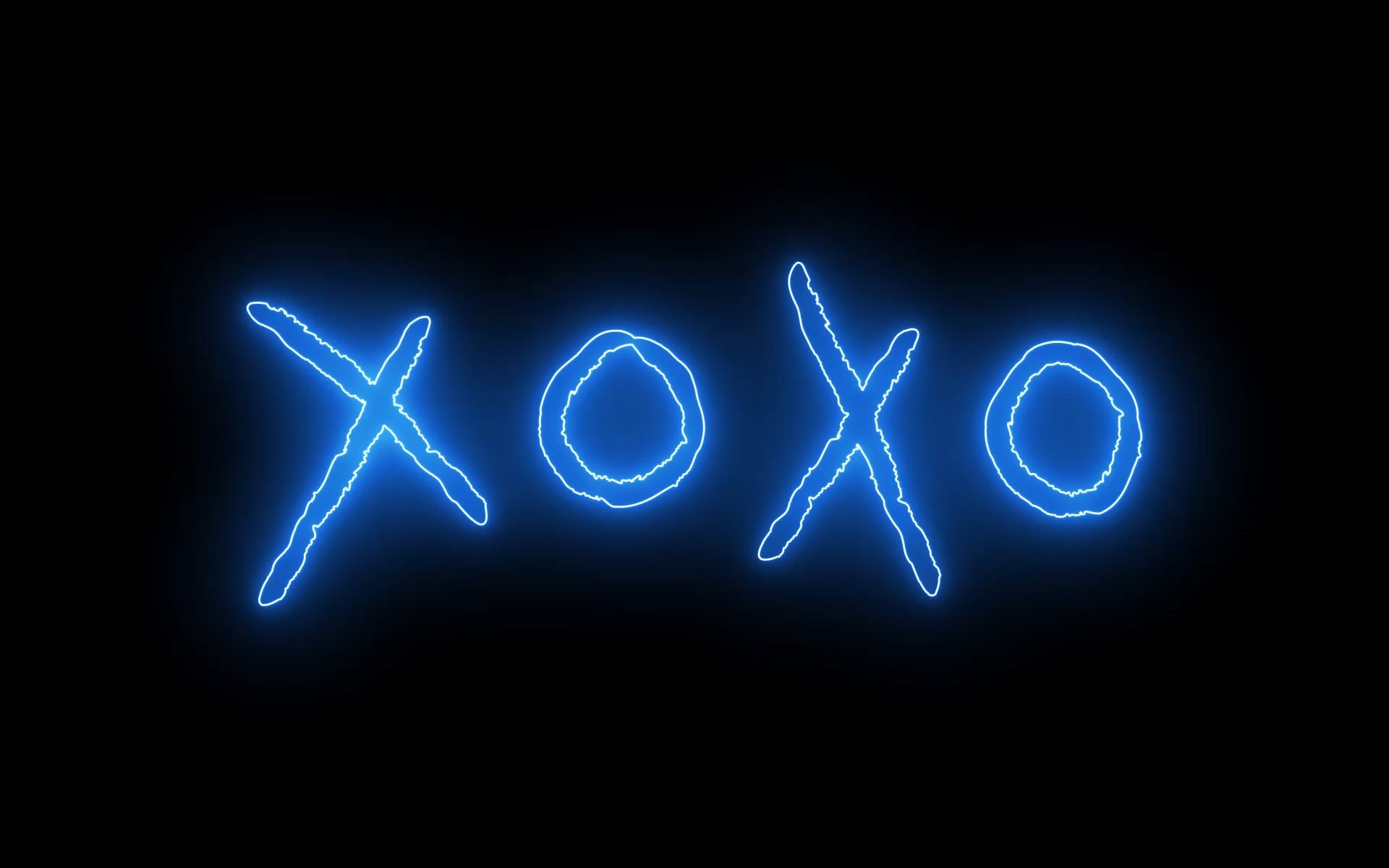 Animated Blue Led Light Background Text Animation - Etsy