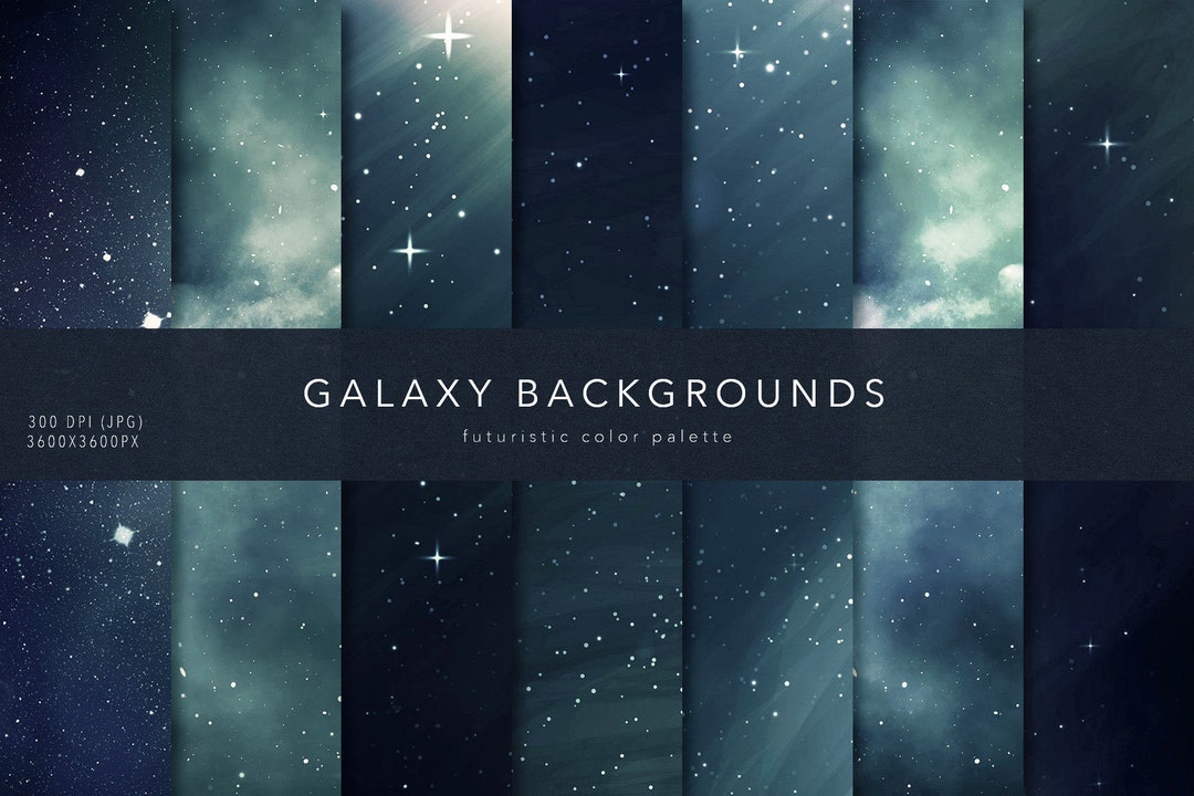 Galaxy Backgrounds Digital Paper - Etsy