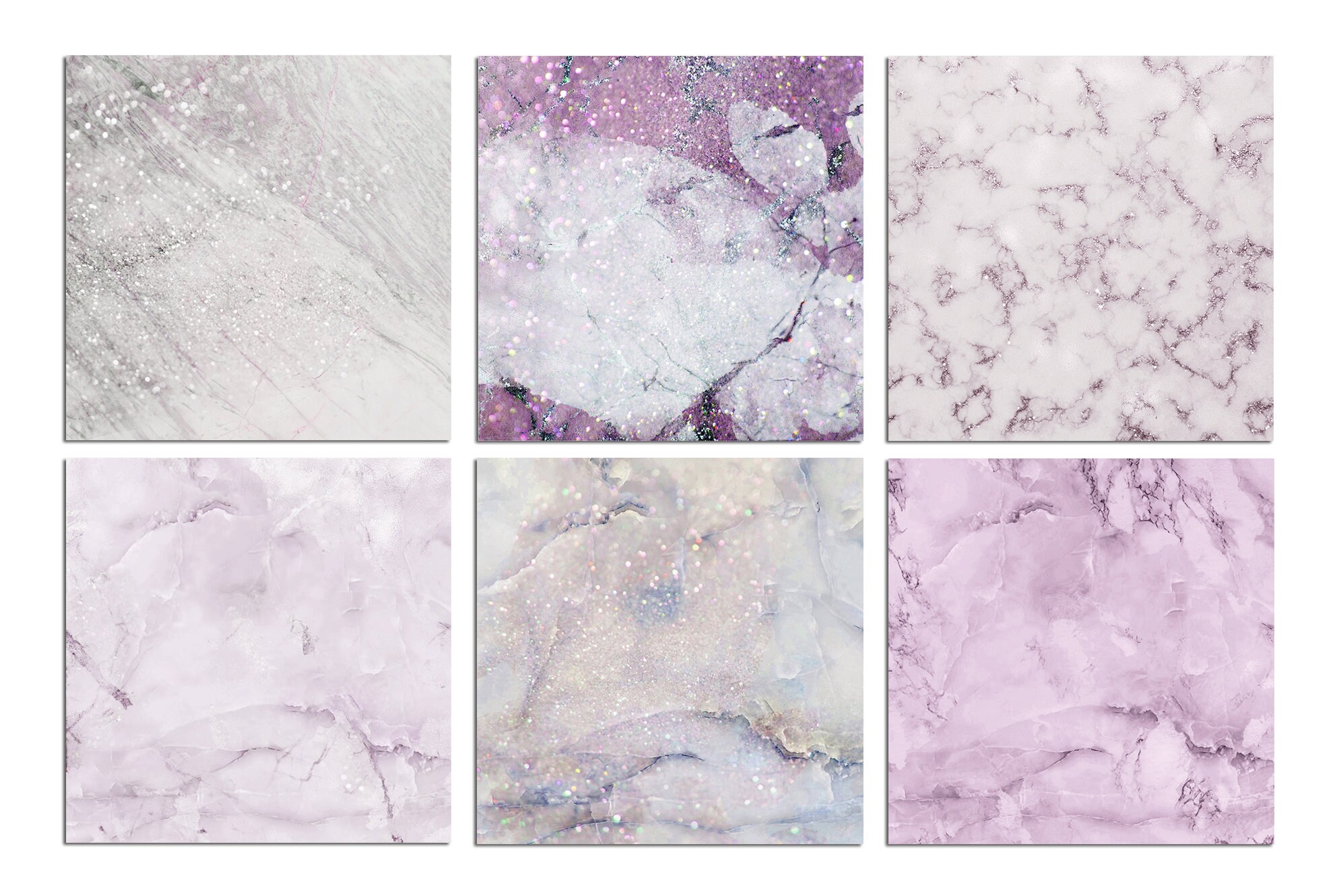 Pink Marble Digital Paper - Etsy