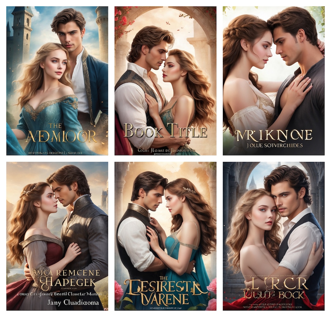 Romantic & Fantasy Custom Book, Custom Book Cover Design, Custom E-book ...