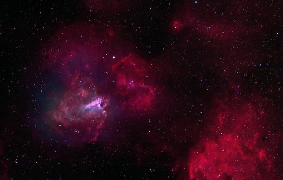 Animated Purple Nebula Space Wallpaper