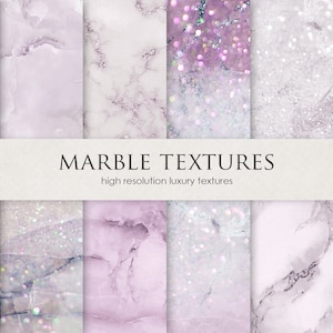 Pink Marble Digital Paper - Etsy