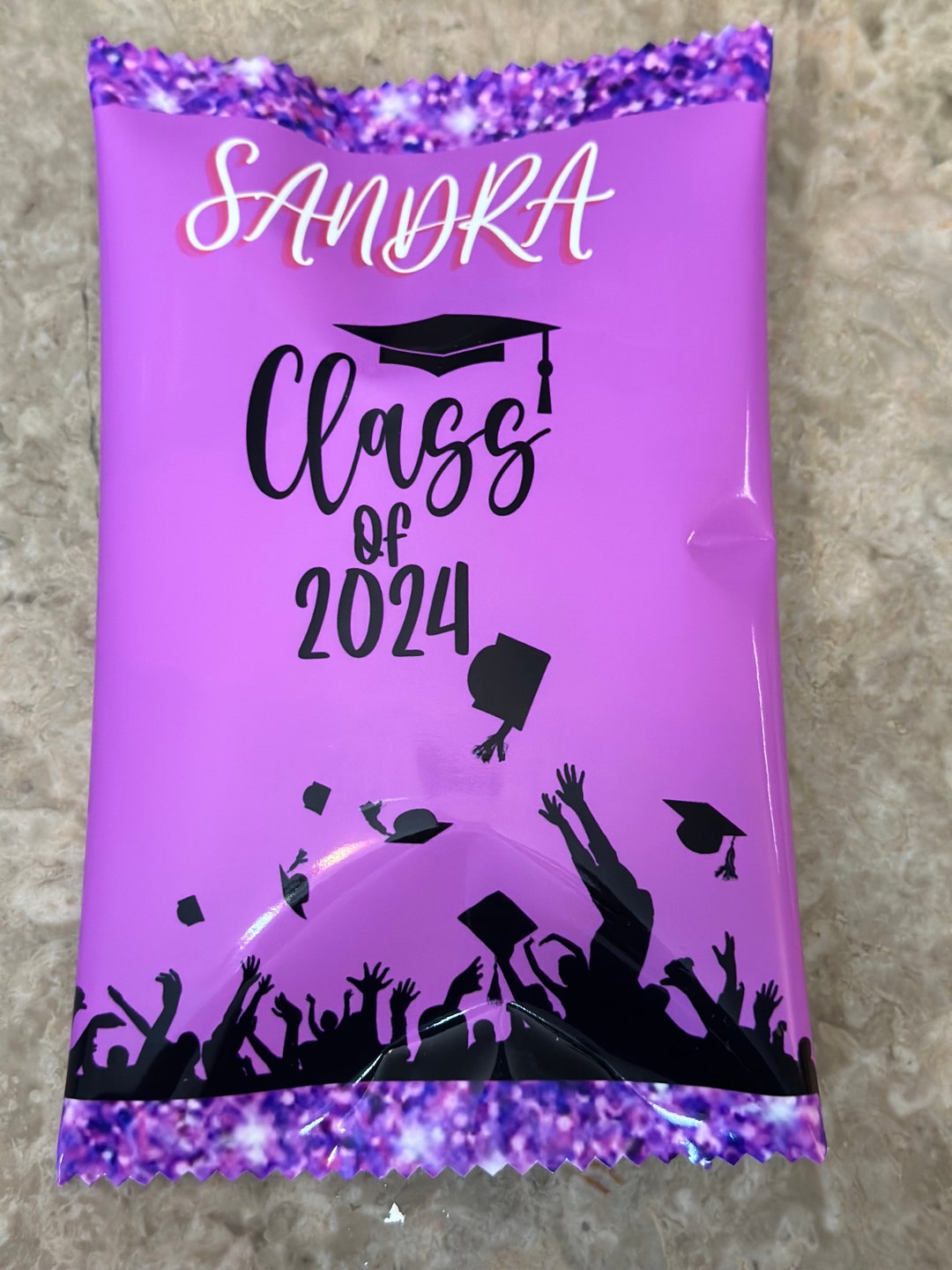 2024 Graduation With Photo Custom Chip Bag filled With Chips - Etsy