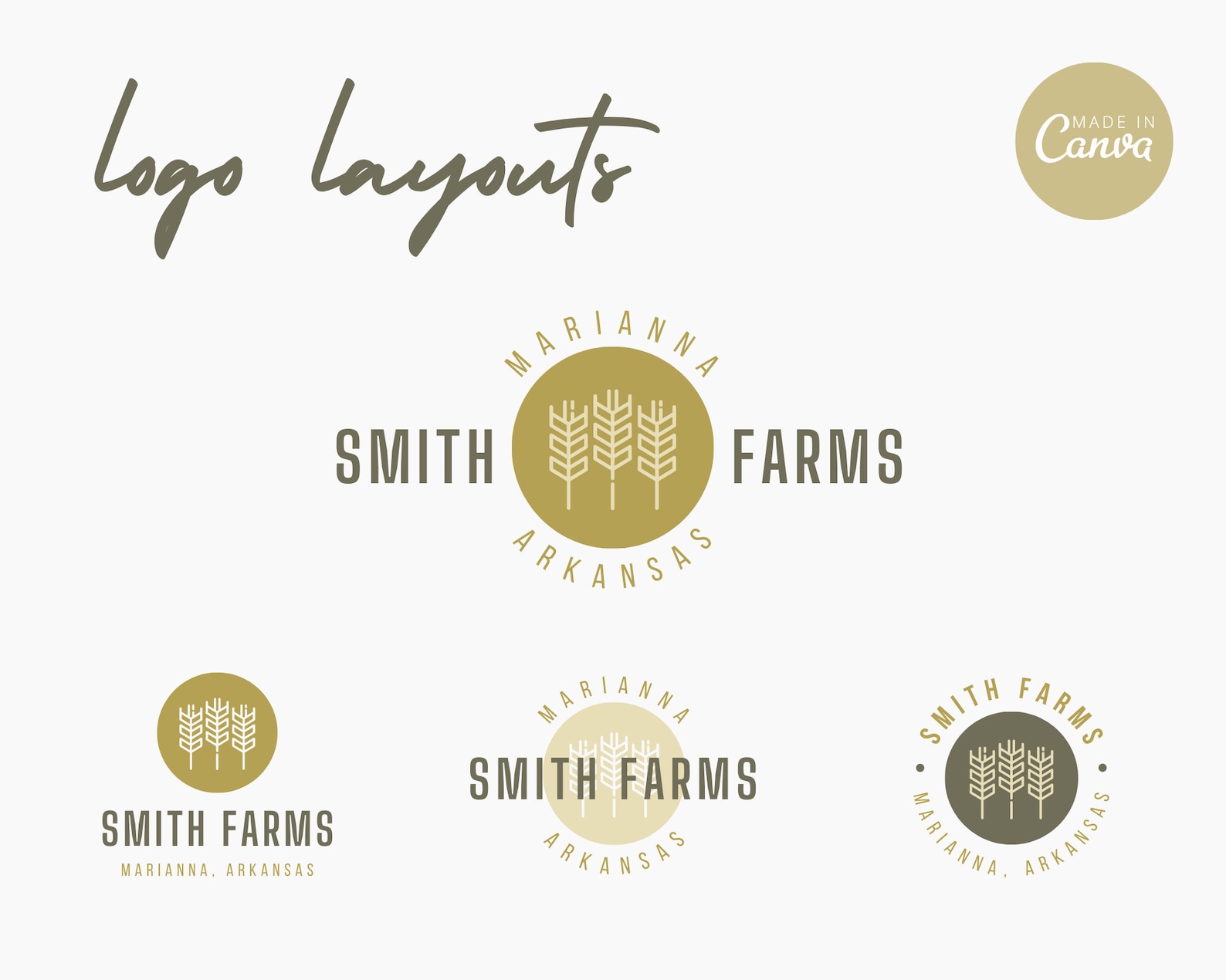 Modern Agriculture, Farm Branding Kit, Canva Template - Etsy