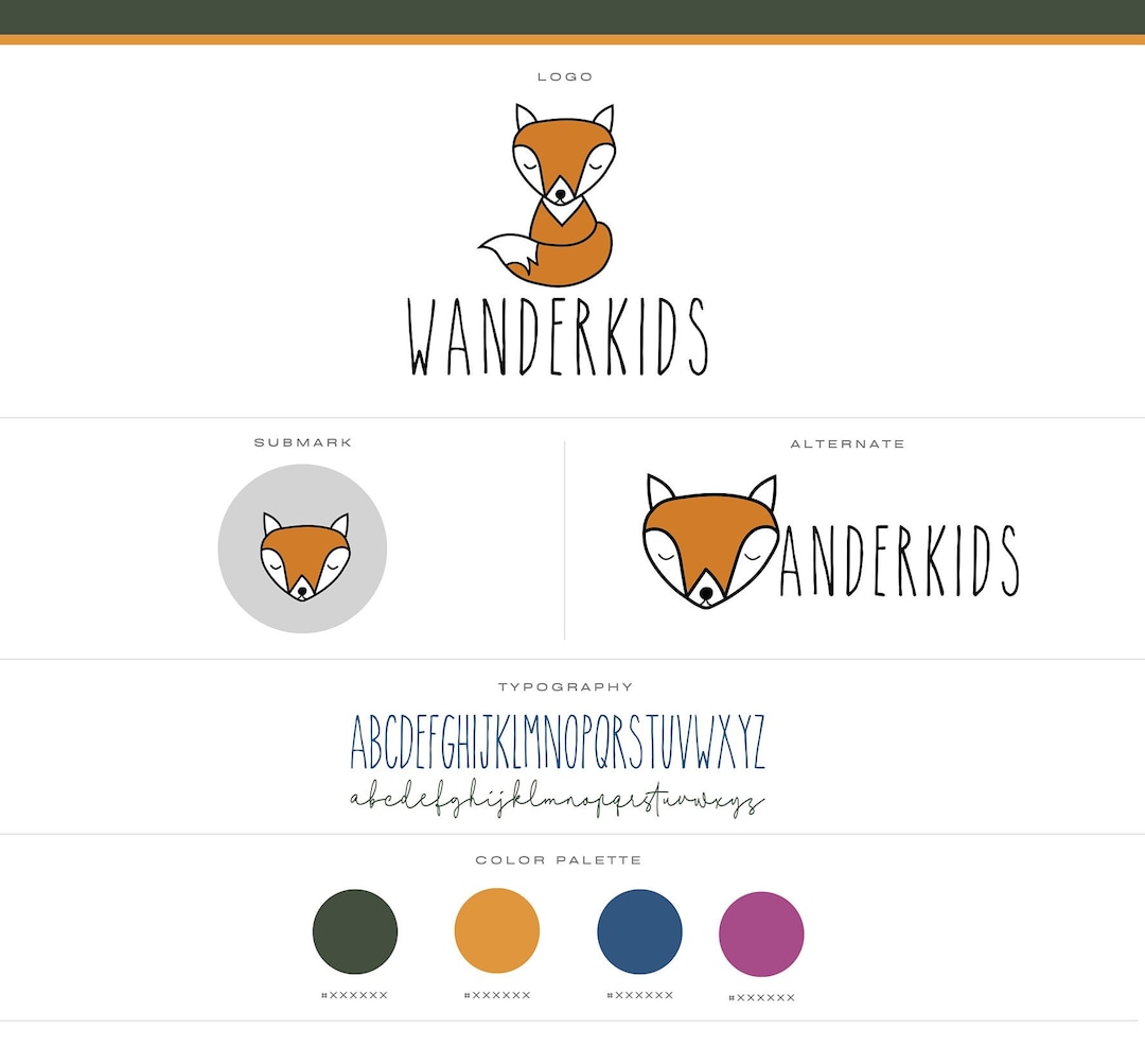 Custom Logo Design and Branding Kit Custom Logo Design - Etsy