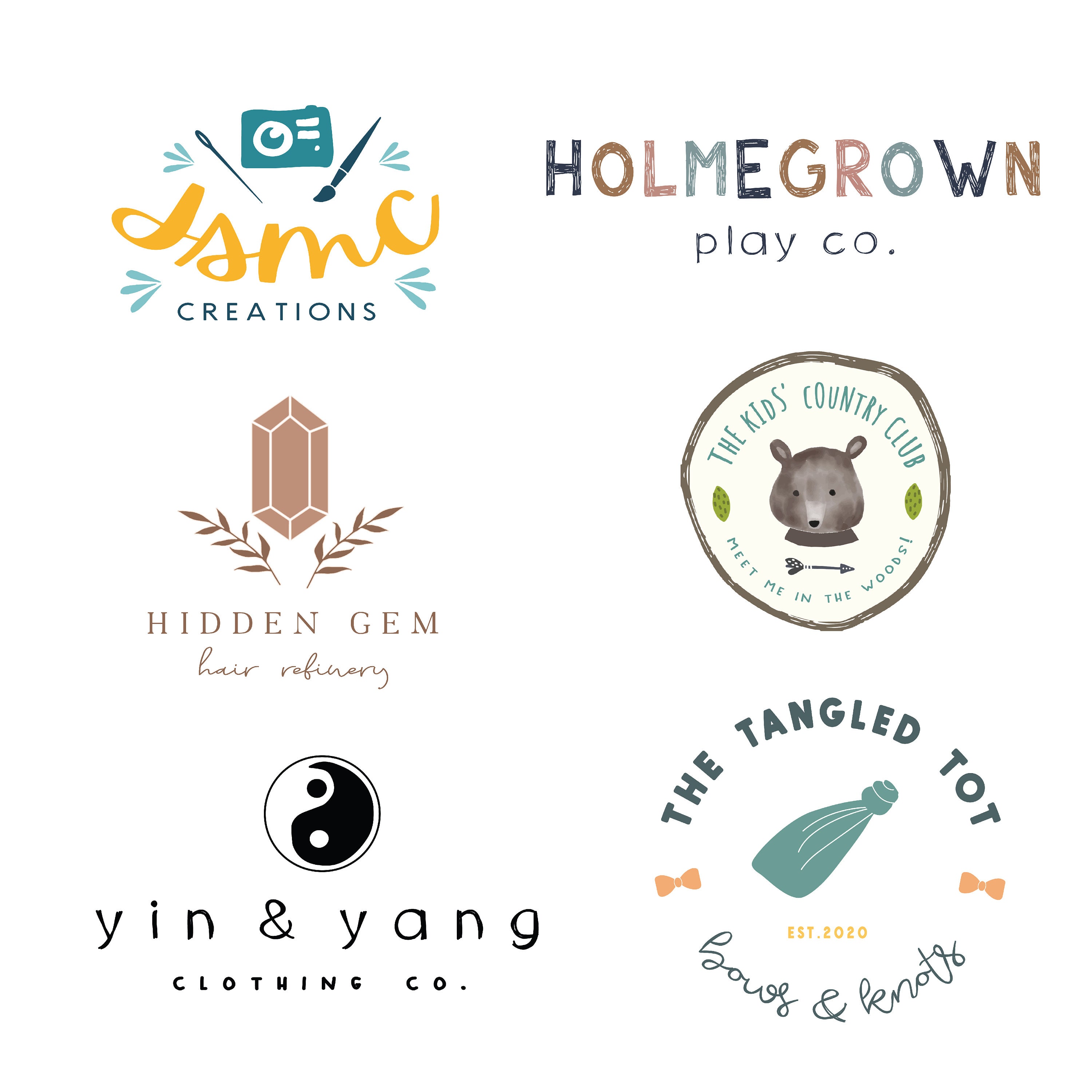 Custom Logo Design Hand Drawn One of a Kind OOAK Small - Etsy