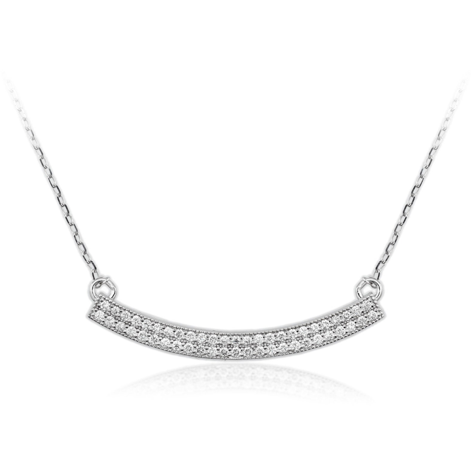 Diamond Square Necklace, Diamond Pendant, Geometric Diamond Necklace ...