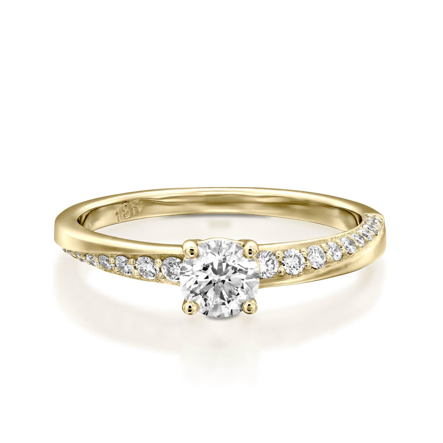 Real Diamond Engagement Ring Delicate Diamond Proposal Ring - Etsy