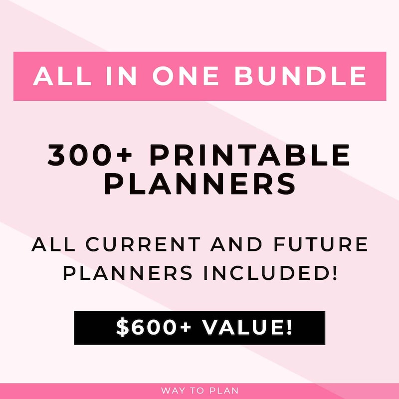 Planner Bundle - Etsy