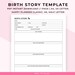 Fetal Kick Count Chart. Baby Kick Count Tracker. Printable Fetal ...