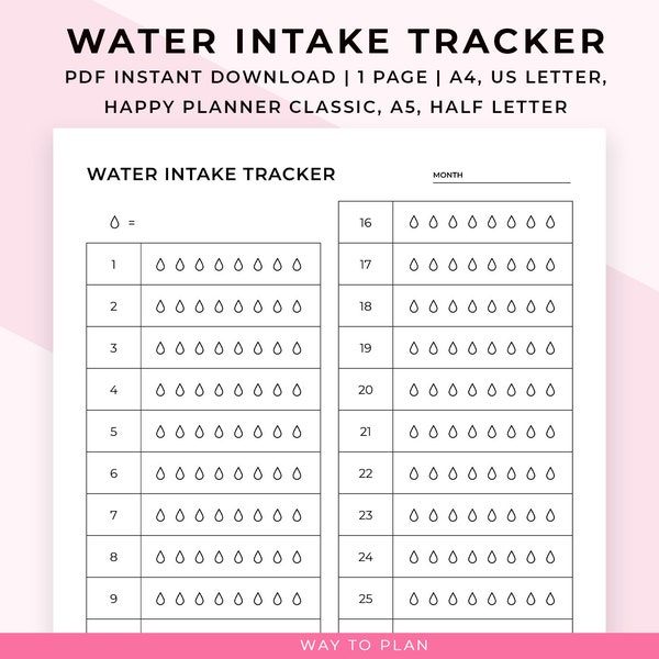 Drink Water Reminder - Etsy