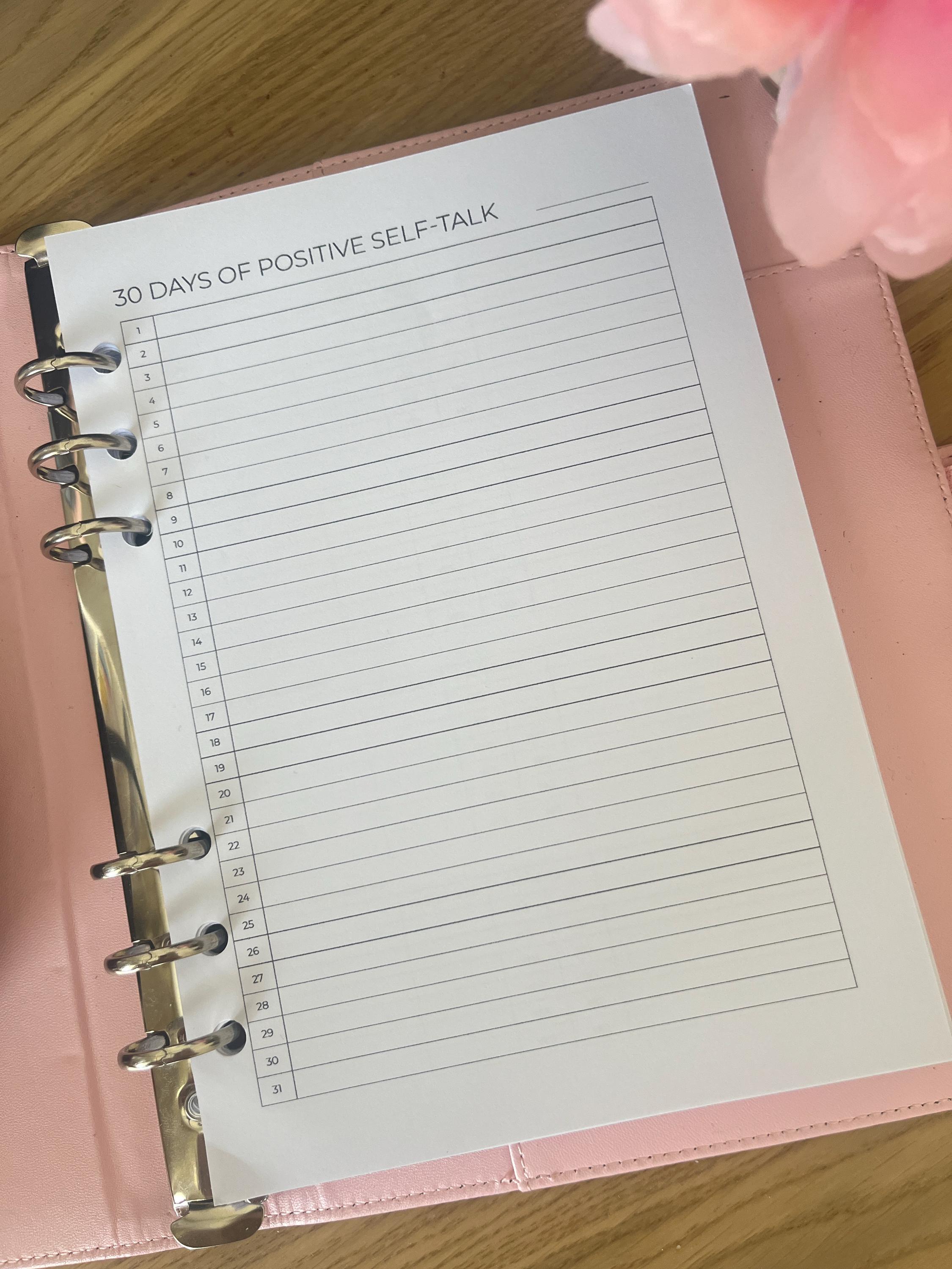 30 Days of Positive Self-talk to Change Your Inner Dialogue and Infuse ...