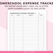 Homeschool Expense Tracker Printable. Homeschool Planner. Homeschool ...