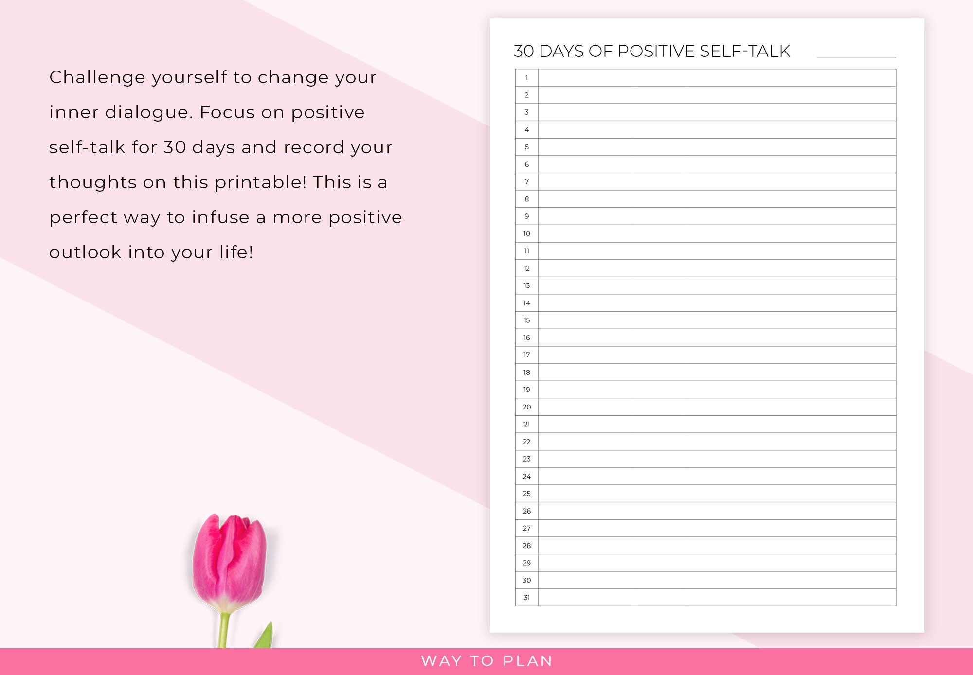 30 Days of Positive Self-talk to Change Your Inner Dialogue and Infuse ...