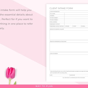Client Intake Form, Client Intake, Client Information, New Client Intake, Client Onboarding ...