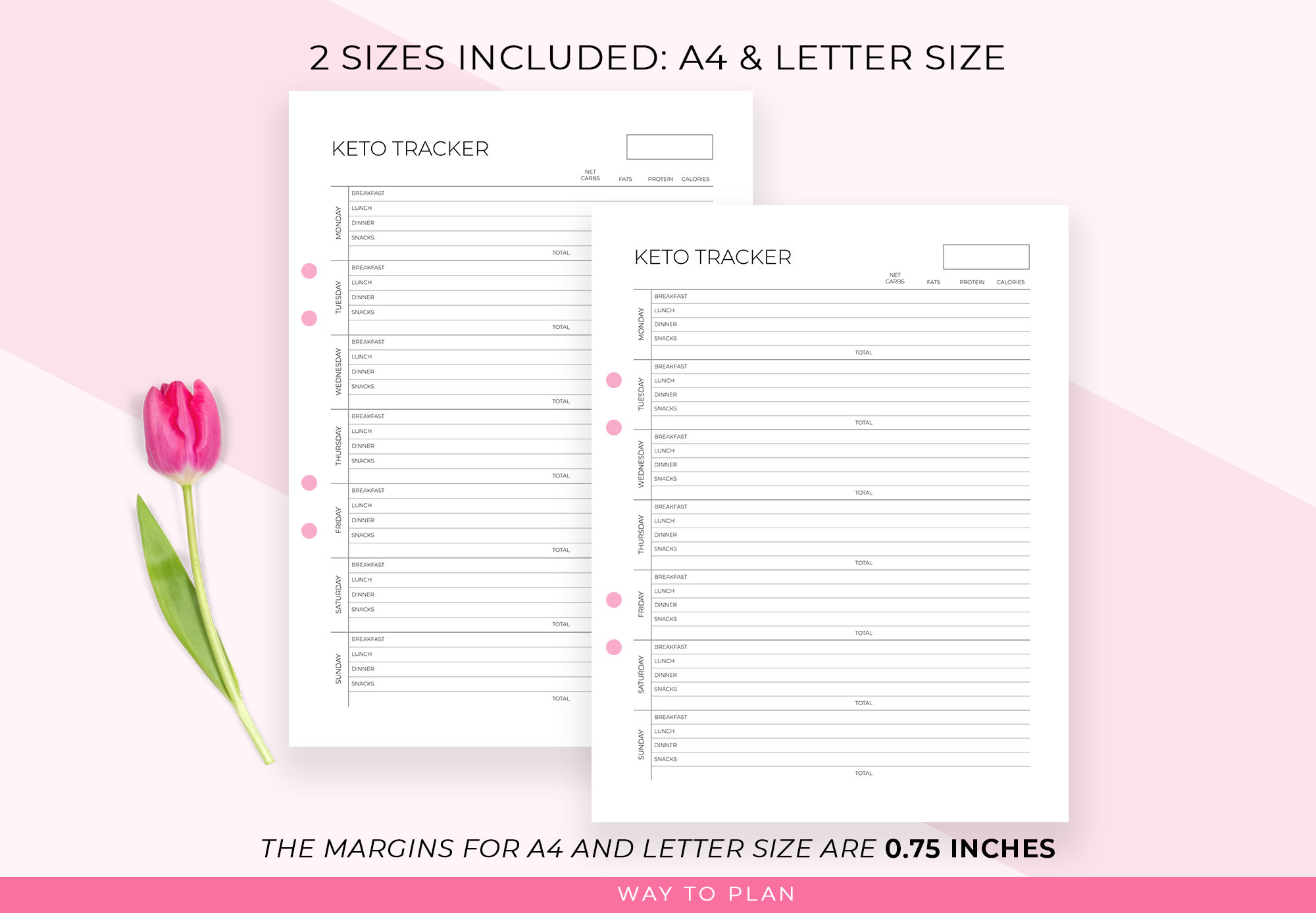 Keto Food Tracker. Printable Keto Diary Log - Etsy