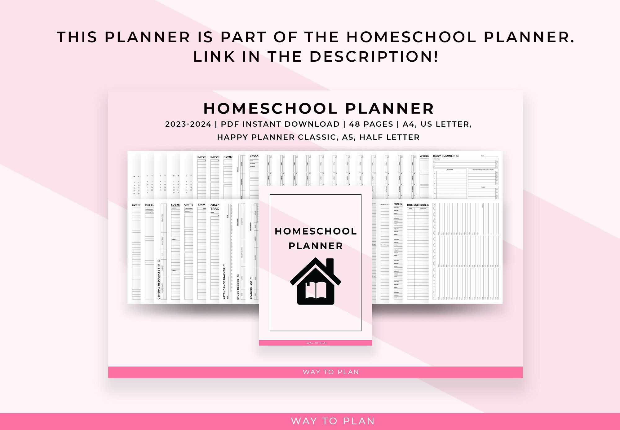Homeschool Journal Planner Pages. Printable Homeschool Journal Prompts ...