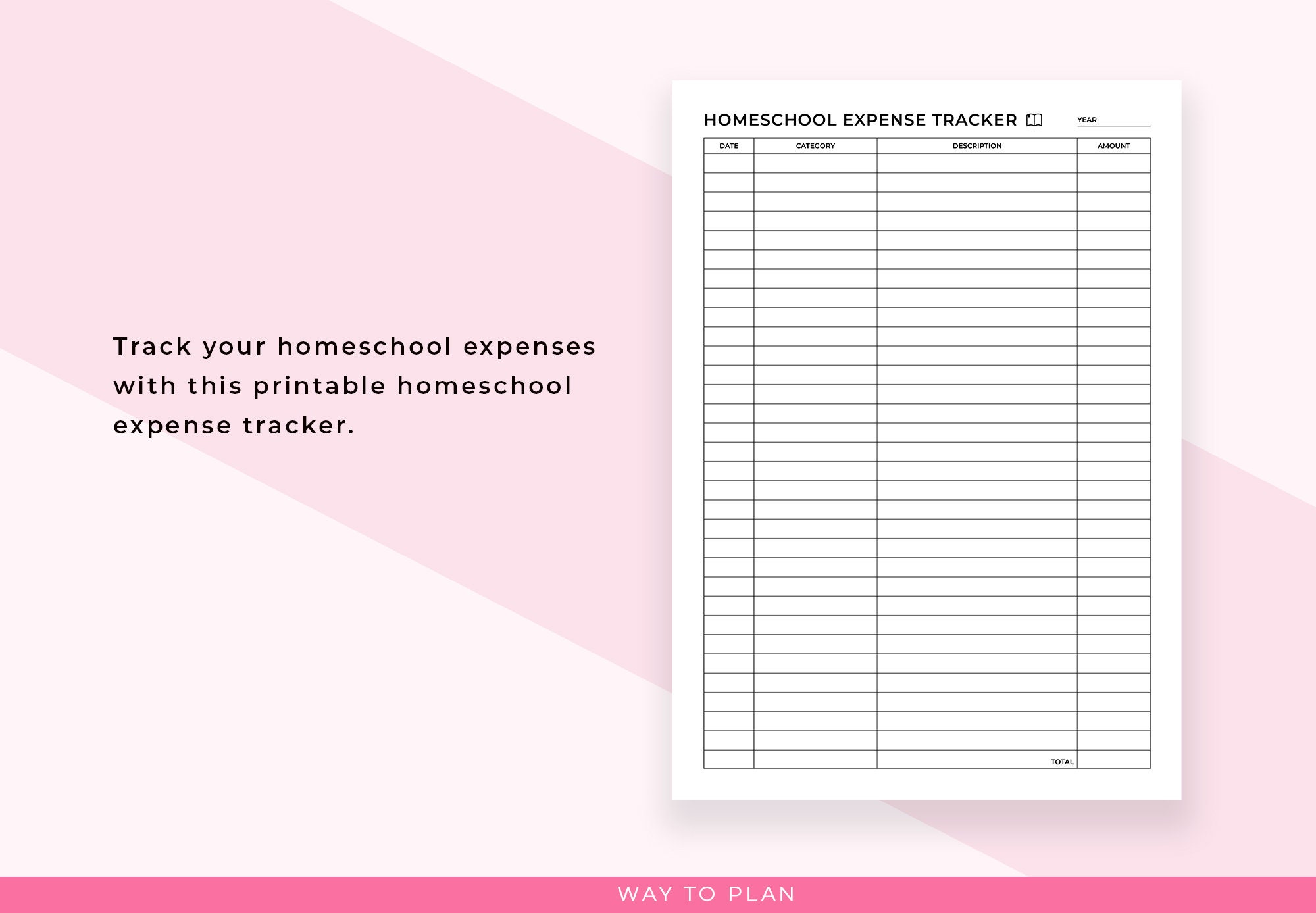 Homeschool Expense Tracker Printable. Homeschool Planner. Homeschool ...