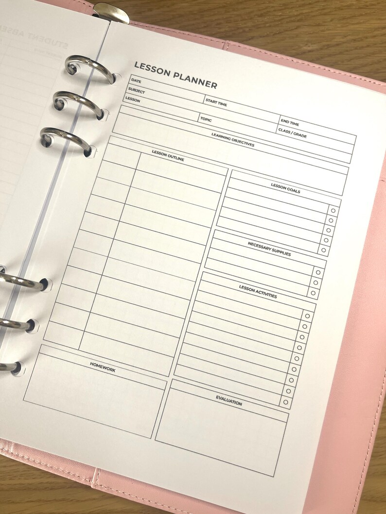 Teacher Lesson Planner 2025-2026. Daily Lesson Plan Template. Lessons ...