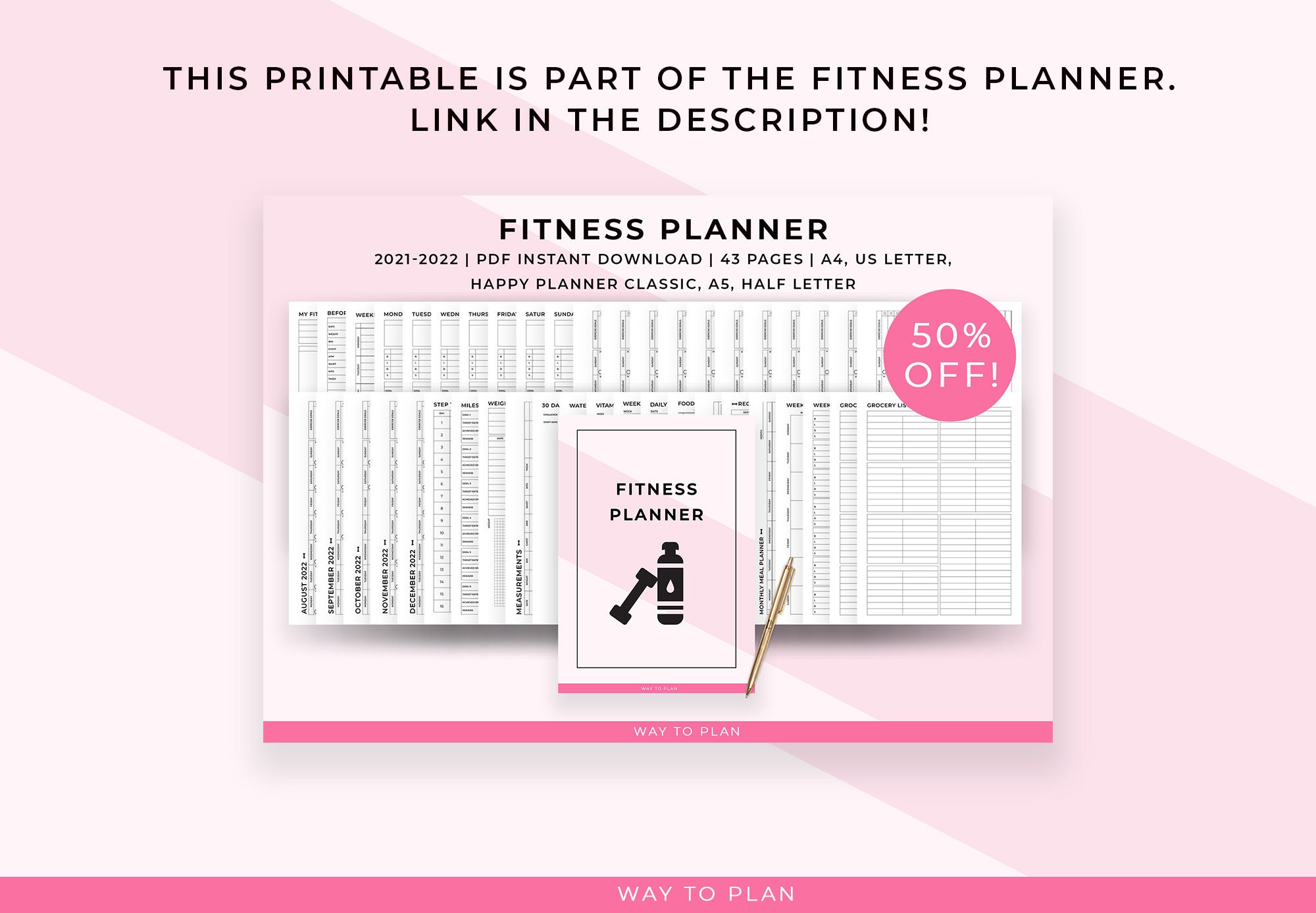 Fitness Plan Women. Printable Workout Plan Weight Loss for Women. First ...