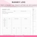 Labor Contraction Log Sheet. Printable Labor Log Worksheet ...