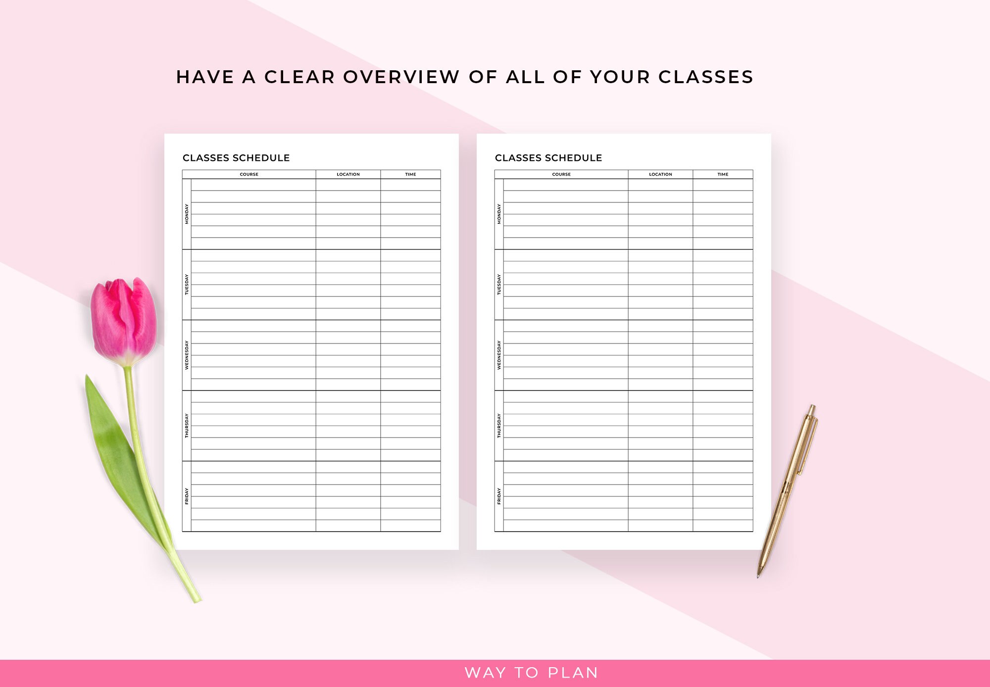 ADHD Student Planner 2025 | Printable Academic Organizer for College ...